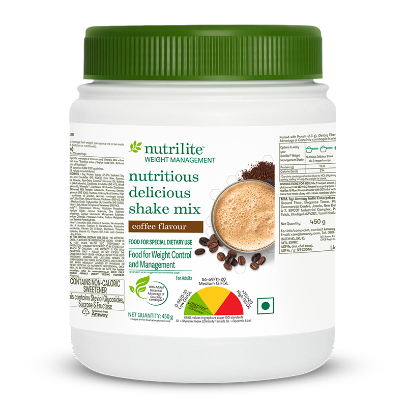Nutrilite Weight Management Nutritious Delicious Shake Mix Coffee Flavor