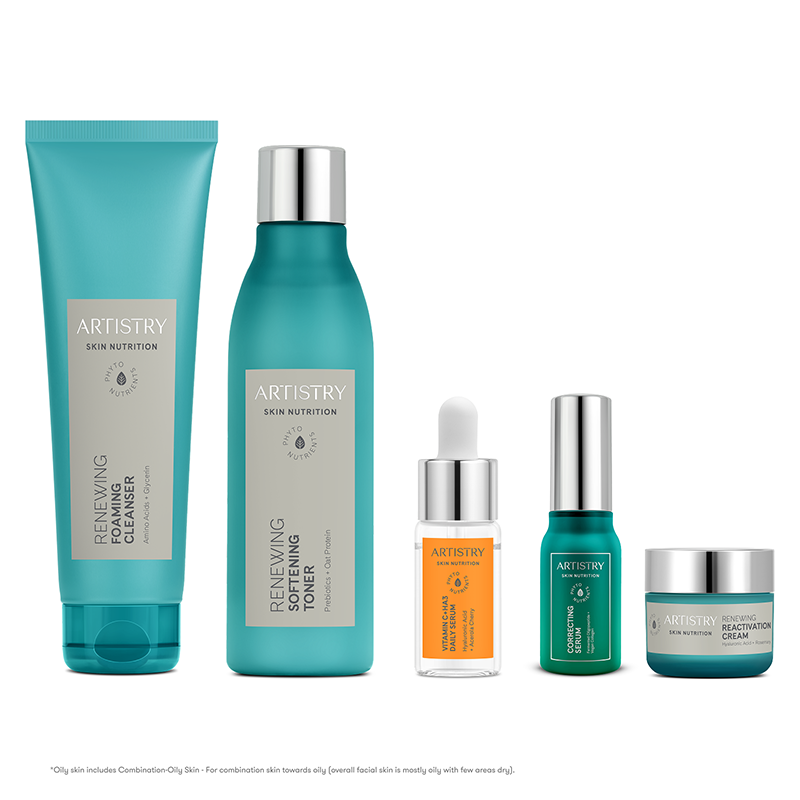 Oily Skin* Night Cleanser Toner Serums Night Cream for 30s