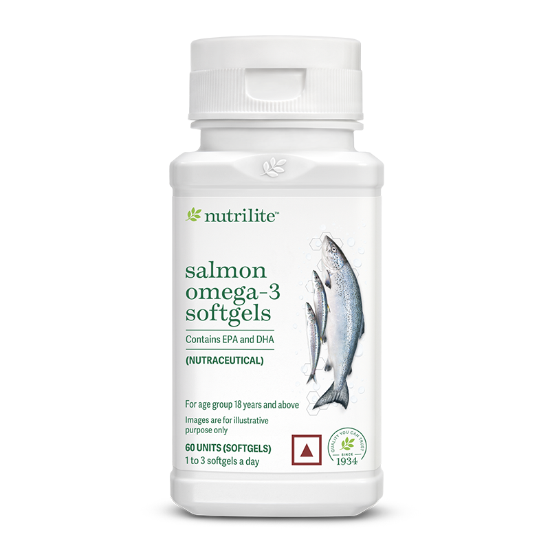 Buy Nutrilite Salmon Omega 3 Softgels - Amway India