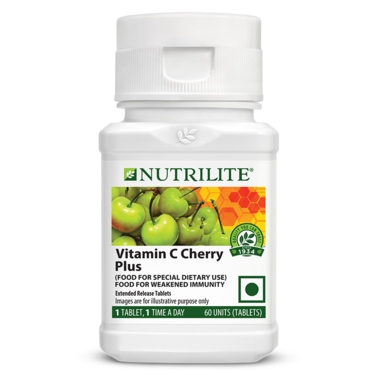 Nutrilite Vitamin C Cherry Plus Tablets to Support Immunity